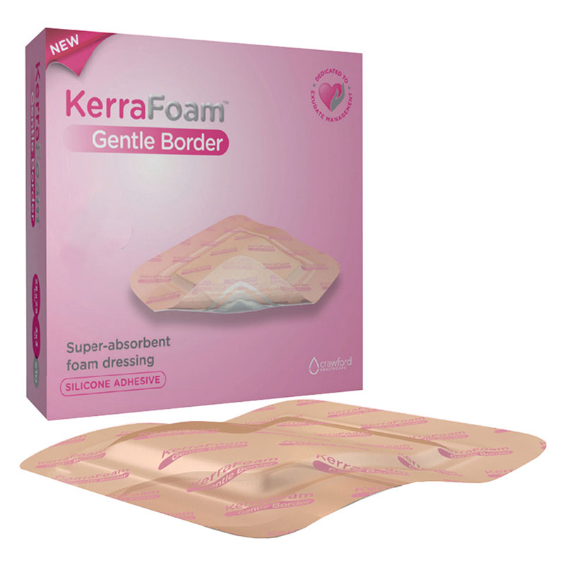 3M KerraFoam Gentle Border Absorbent Dressing 4x12 inch Box of 5 | ADW ...