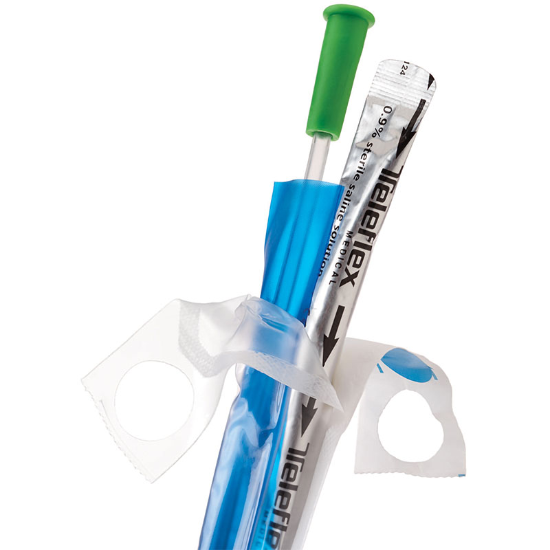 Teleflex FloCath Quick Straight Hydrophilic Intermittent Catheter 8FR ...