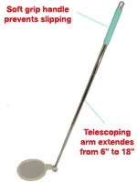 Telescoping Foot Mirror | Diabetic Foot Care: Foot Care