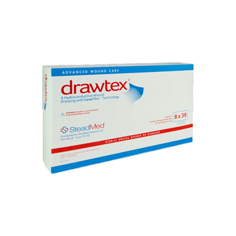 Urgo Medical Drawtex Hydroconductive Wound Dressing 8x39 inch Box of 5 ...